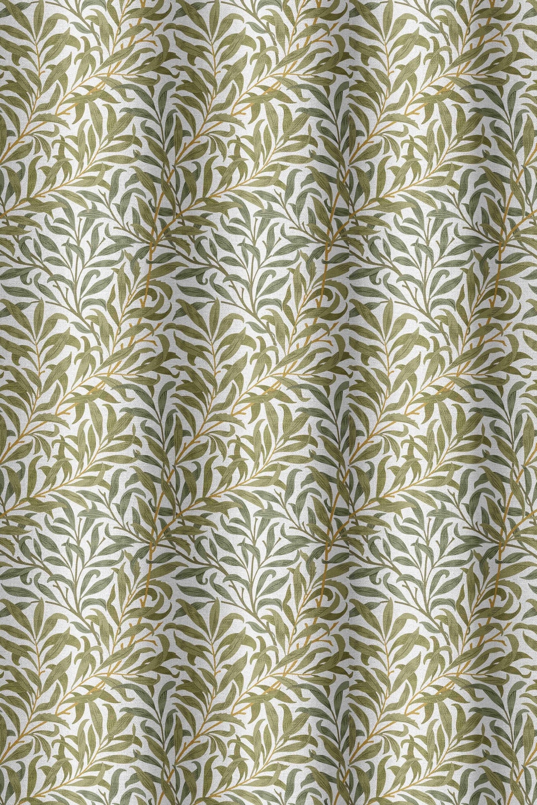 William Morris Willow Bough Fabric by the Yard - Pattern Fabric for ...