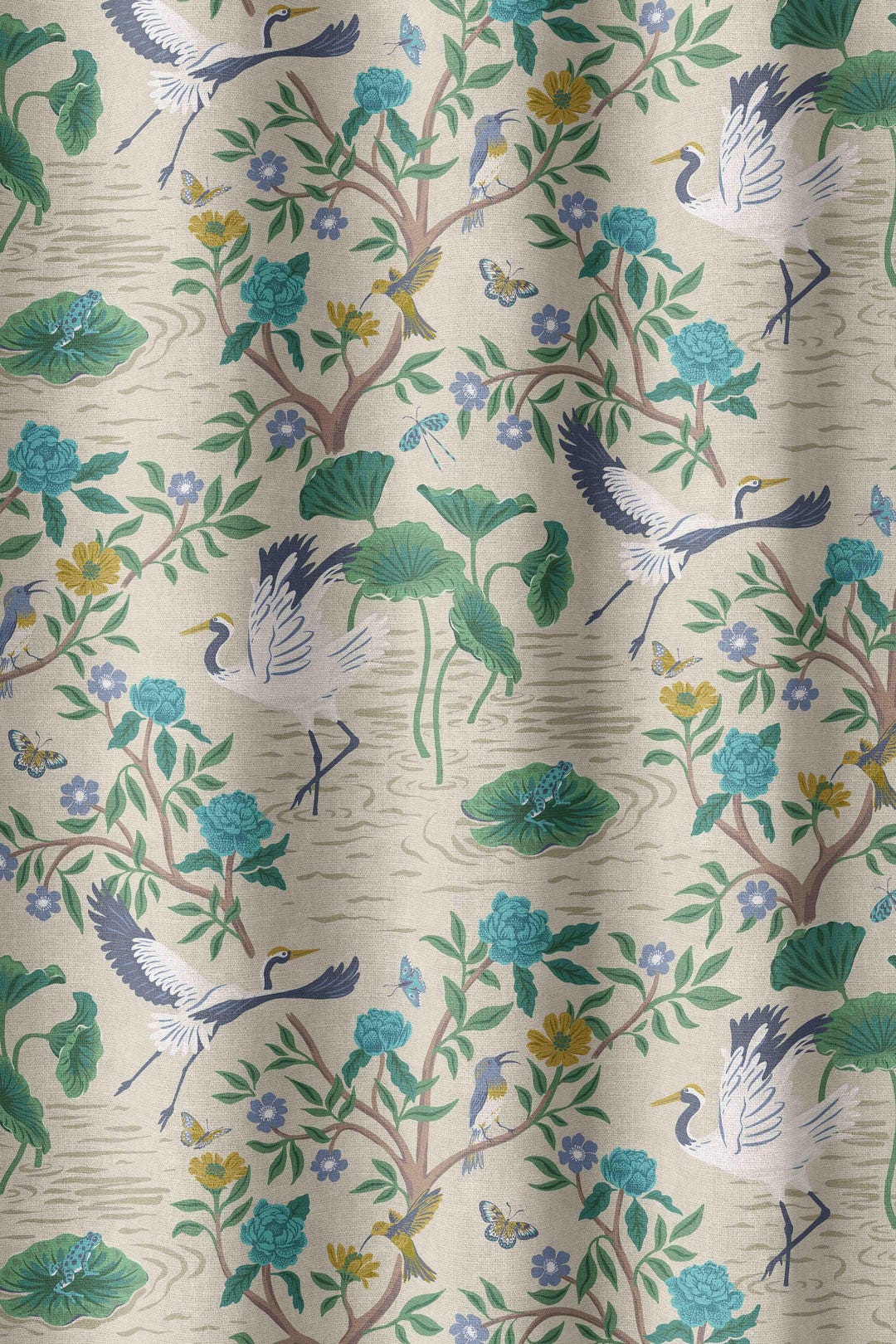 Mythic Garden Fabric by the Yard - Pattern Fabric for Home Projects ...