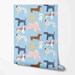 Peel & Stick Wallpaper - Dog Pattern Pattern - Removable Pre-pasted ...
