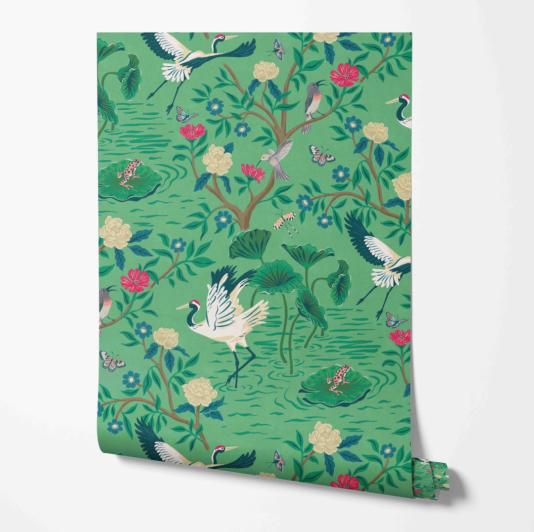 Peel & Stick Wallpaper - Mythic Garden - Pre-pasted and Unpasted ...