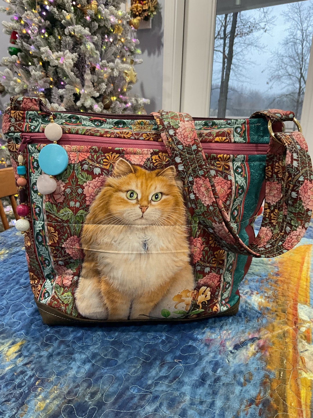 Wonderful Lesley Anne Ivory Cat Crossbody or Shoulder Adjustable Strap ...