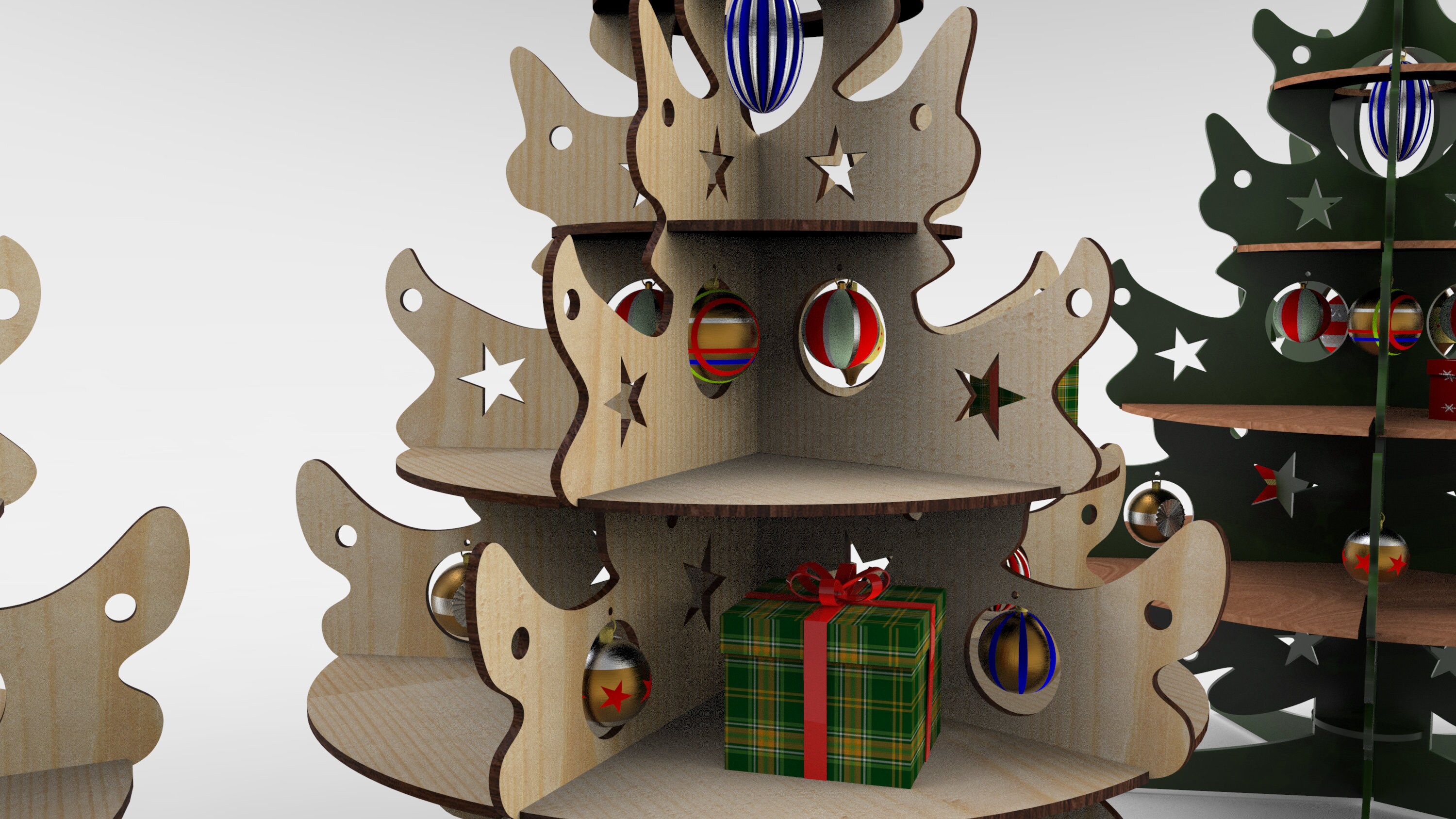 Christmas gifts display stand Holidays craft show display. | Etsy