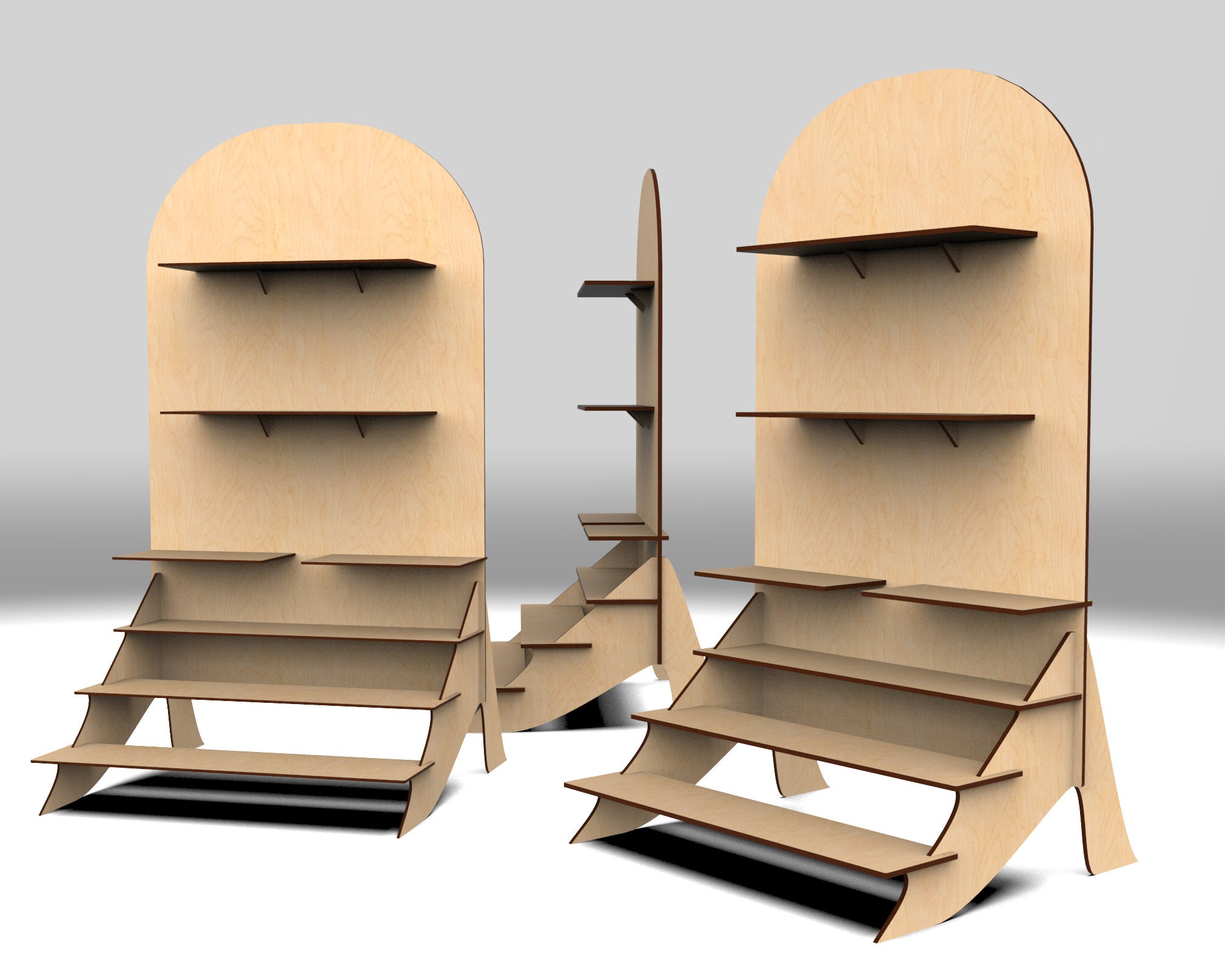 Table display stand laser cutting files craft show | Etsy