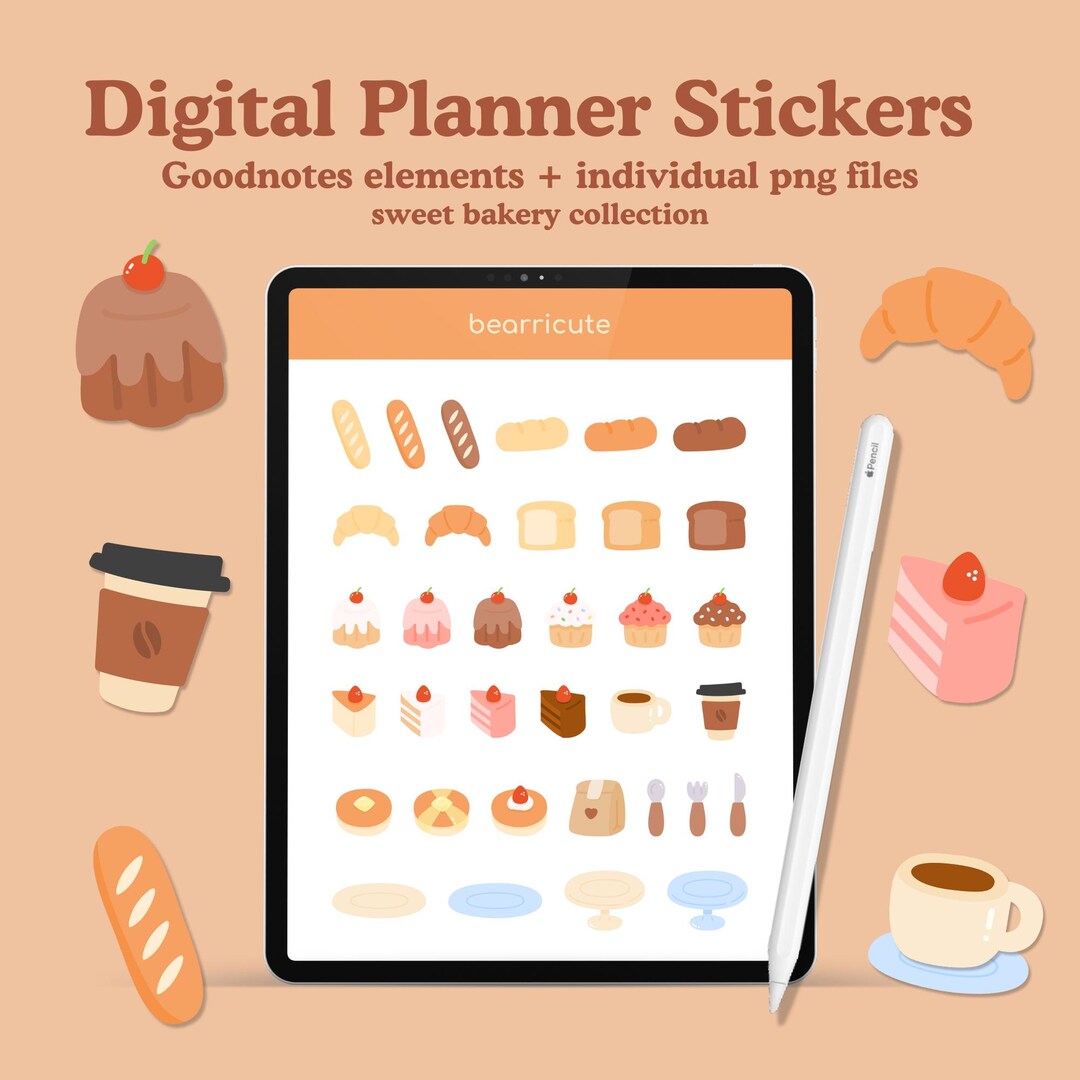 Back to School 2025 Digital Planner Stickers for Goodnotes - Cute Back ...