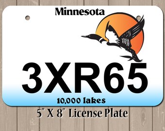 Loon License Plate - Etsy