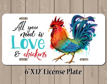 Chicken License Plate - Etsy