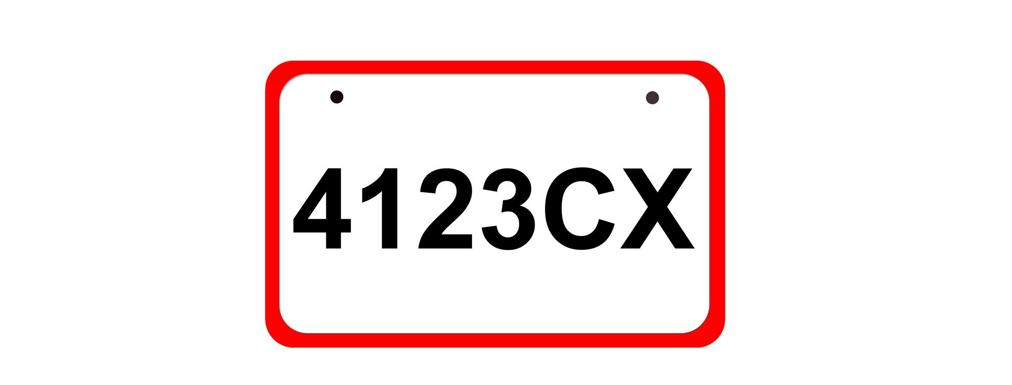 Custom ATV/UTV Rainbow/colors Border License Plate | Etsy