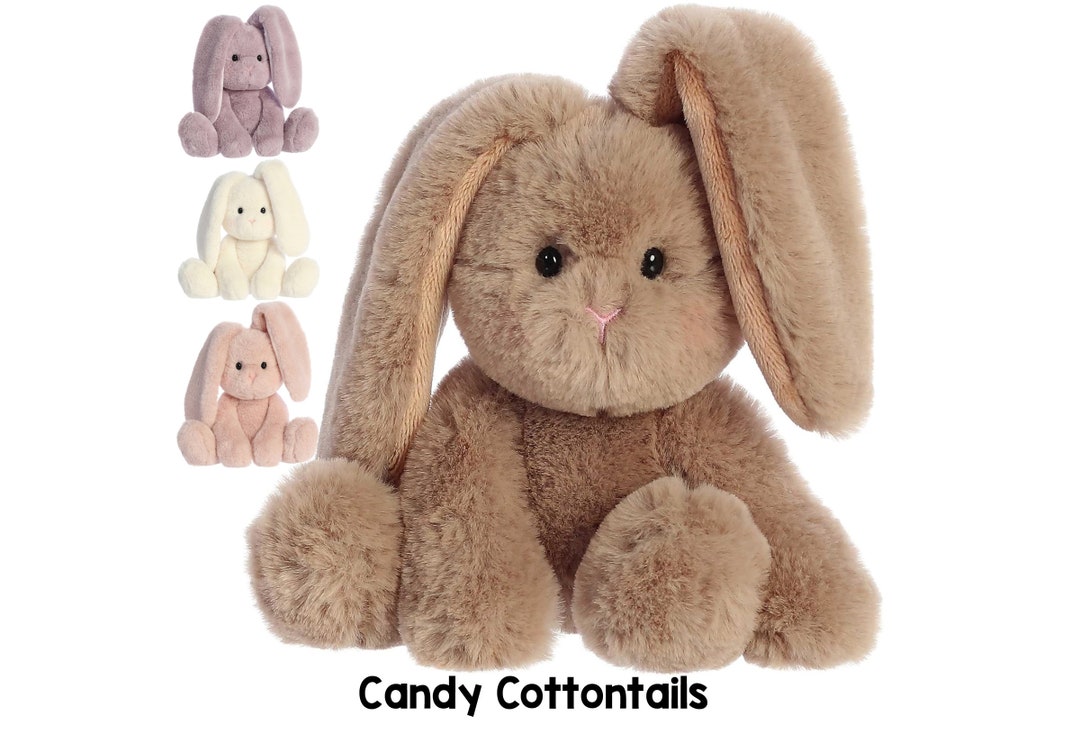 Candy Cottontails Bunny Collection Plushies Personalized Toddler Gift ...