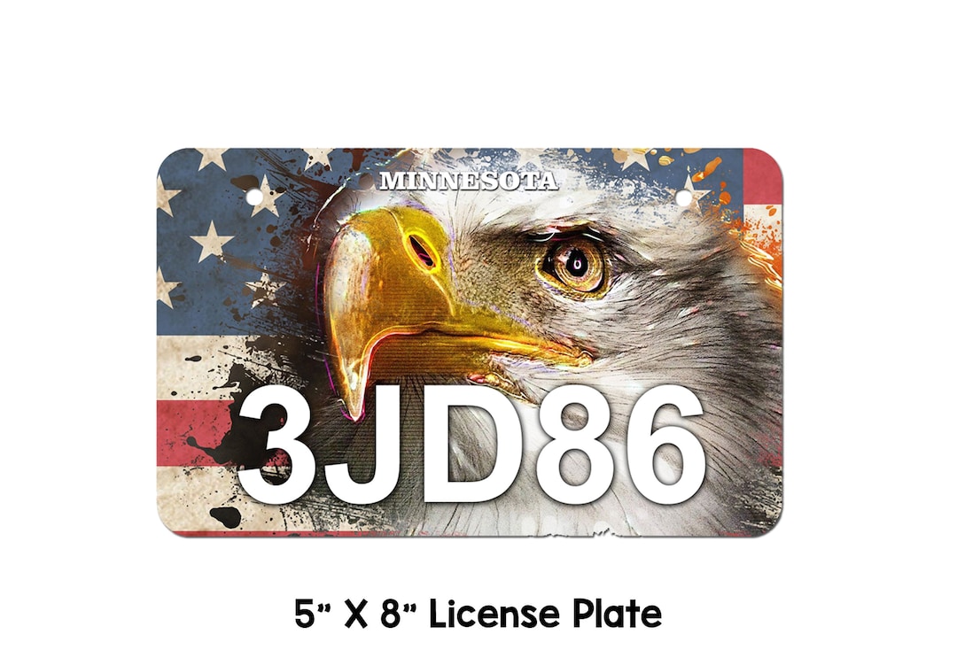 Minnesota ATV/UTV Plate Minnesota Utv Plate, American Flag Atv Plate ...