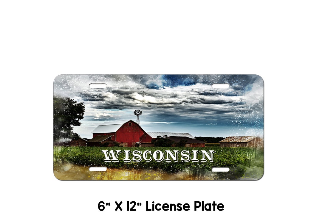 Custom License Plate Where the Corn Grows - Etsy