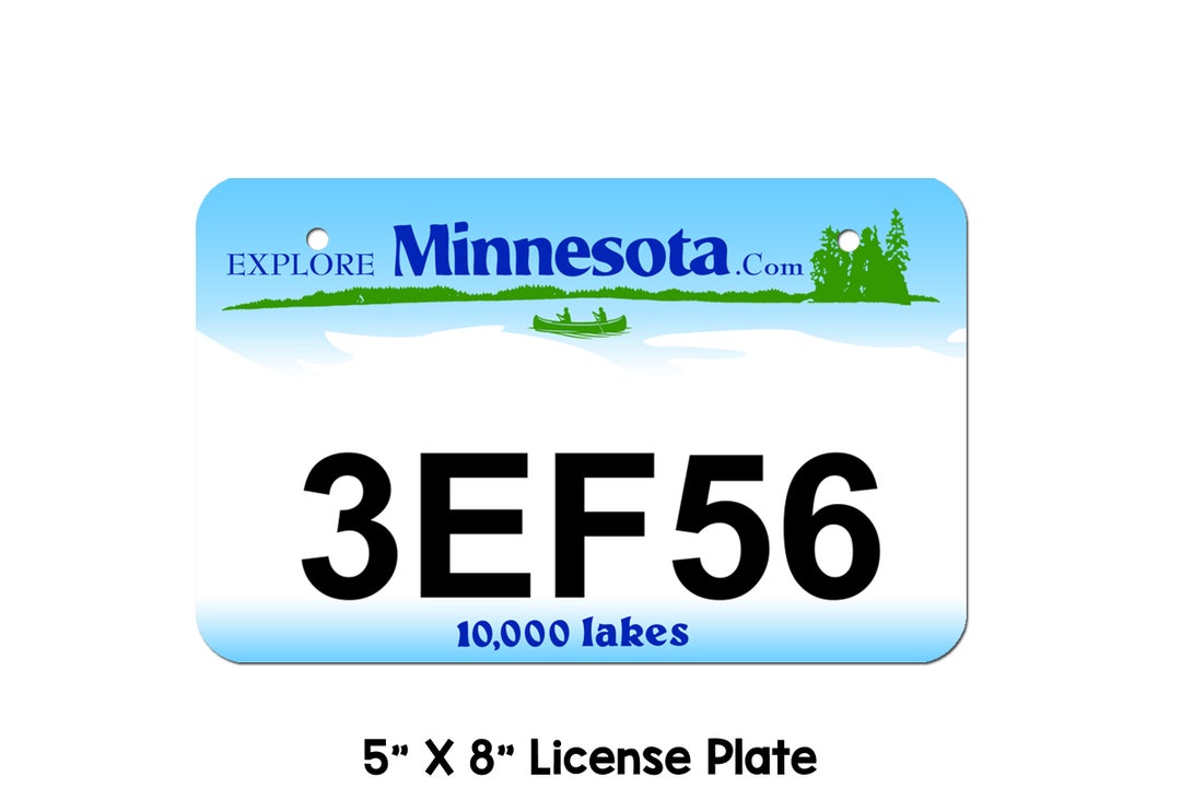 Minnesota Utv License Plate, Atv Plate, ATV License Plate, Personalized ...