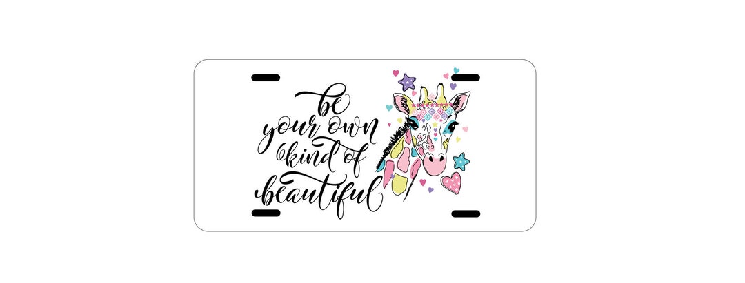 Custom License Plate Your Beautiful - Etsy