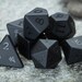 Raised Obsidian Dice Set - Etsy