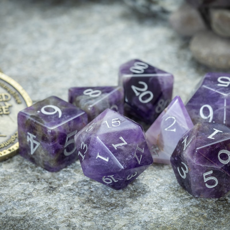 Gemstone Dice - Etsy