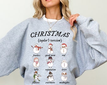 Christmas Swift Sweatshirt, Funny Swiftmas Santa Tree Gift, Country ...