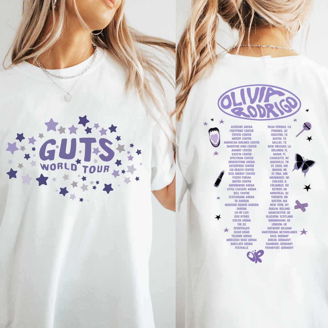 Olivia Guts Tour Shirt Concert Outfit Guts Tour 2024 Concert New Album ...