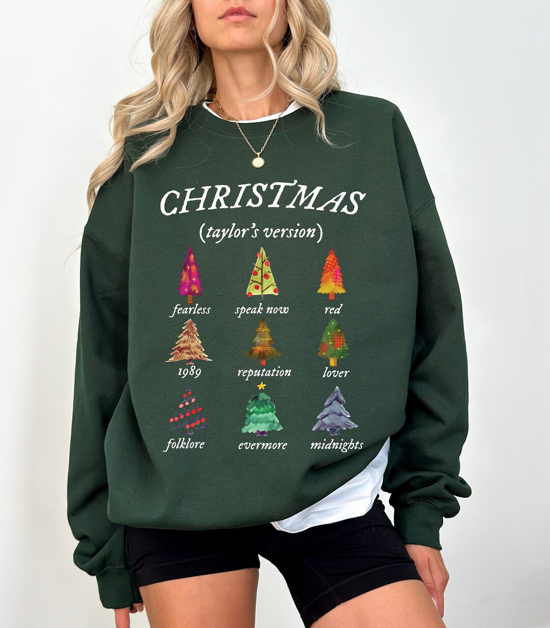 Christmas Swift Sweatshirt, Funny Swiftmas Santa Tree Gift, Country ...