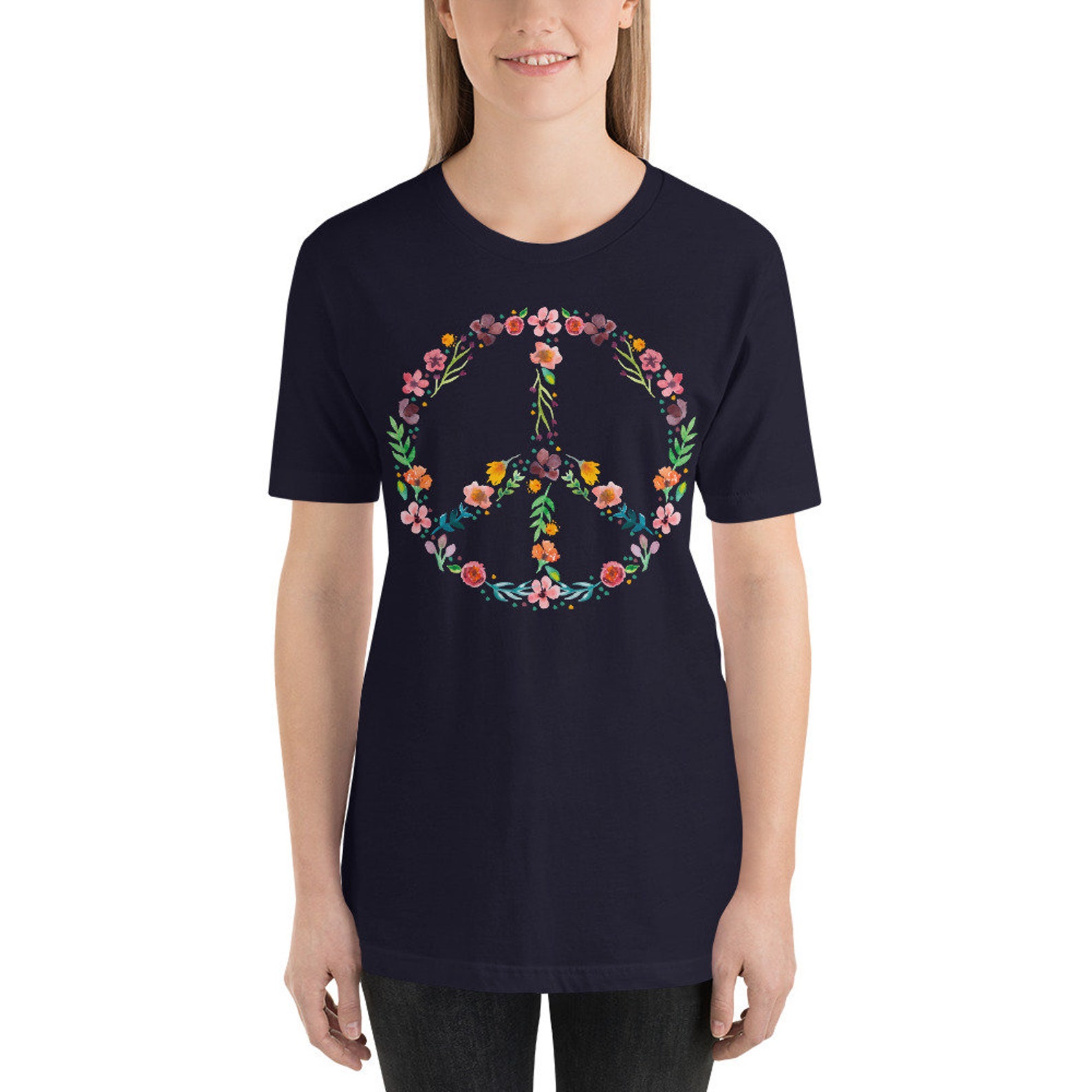 Peace Sign Shirt Peace Shirt Hippie Shirt Peace Symbol - Etsy