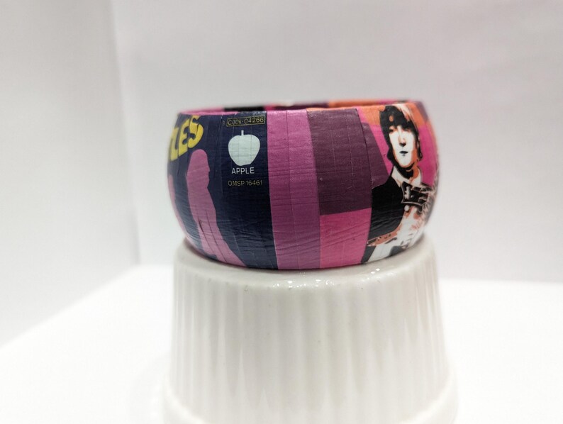 Handcrafted Beatles Bangle #32 Come Together Checkerboard John, Paul ...