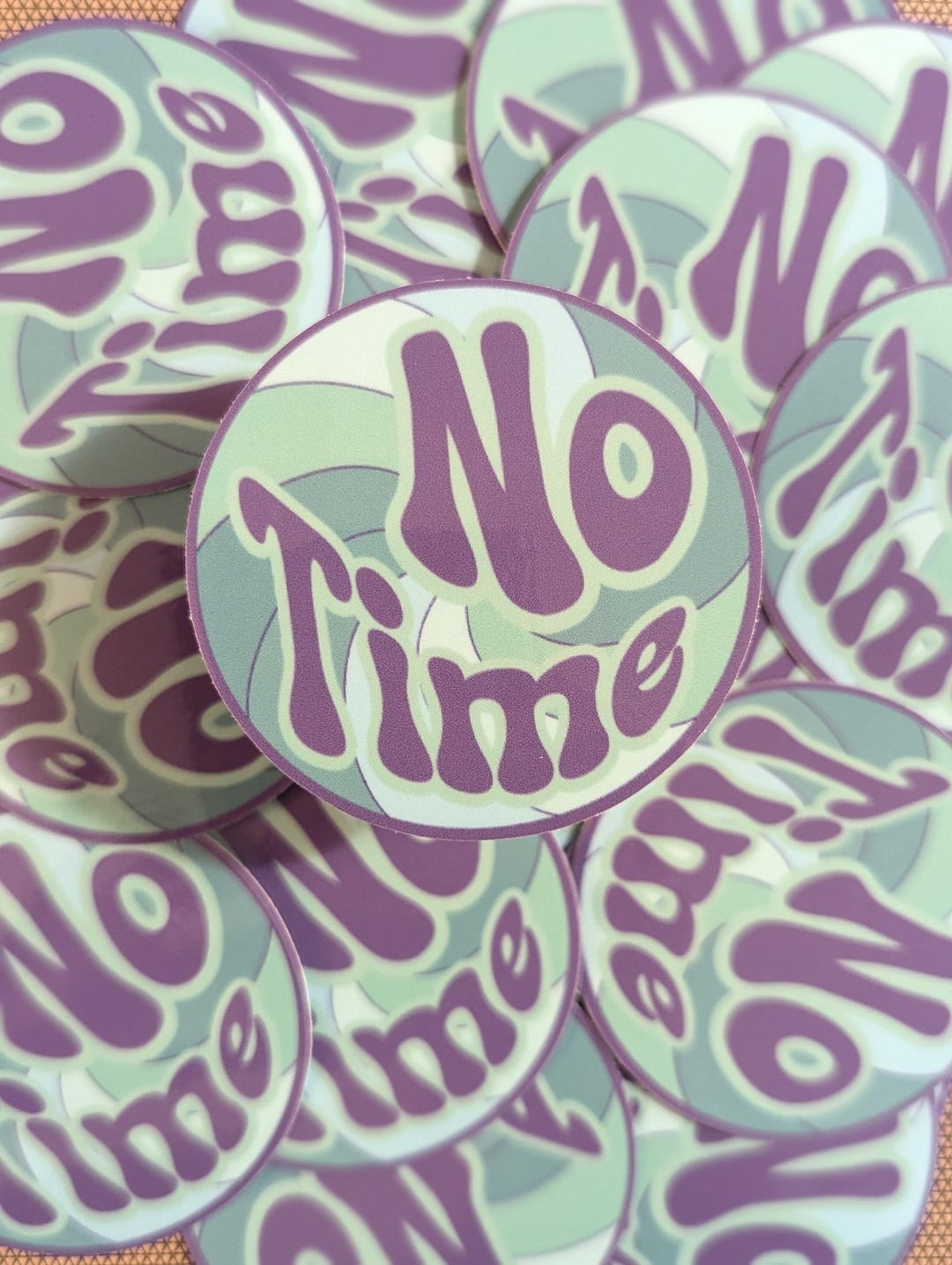 Monkees Inspired Vinyl Sticker - No Time - Etsy