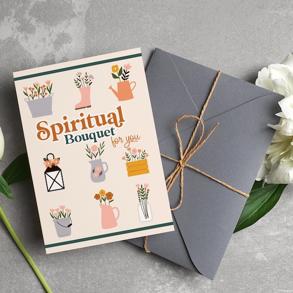 Spiritual Bouquet Printable - Etsy