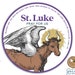St. Luke Evangelist Symbol Ewaterproof Sticker | Catholic Sticker ...