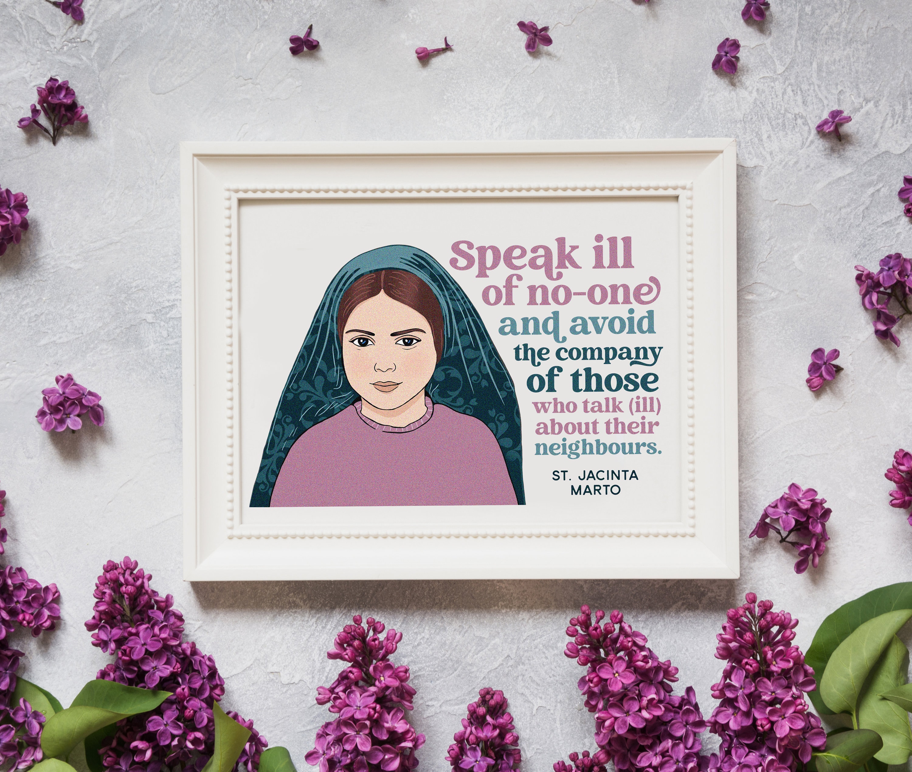 St. Jacinta Marto Digital Print | Digital Download | Catholic Gift ...