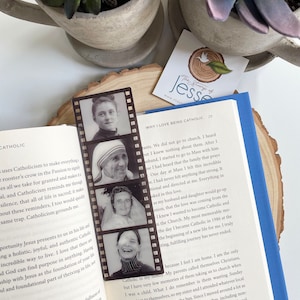 Saints Photo Film Strip Bookmarks Set of 2 Catholic Bookmarks Plastic ...