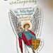 St. Michael the Archangel Waterproof Sticker | Catholic Sticker ...