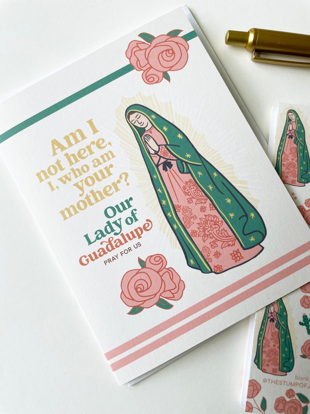Our Lady of Guadalupe and St. Juan Diego | Catholic Greeting Card ...