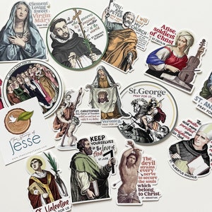 Catholic Sticker Bundle | Mother Teresa | St. John Paul || | St. Gianna ...