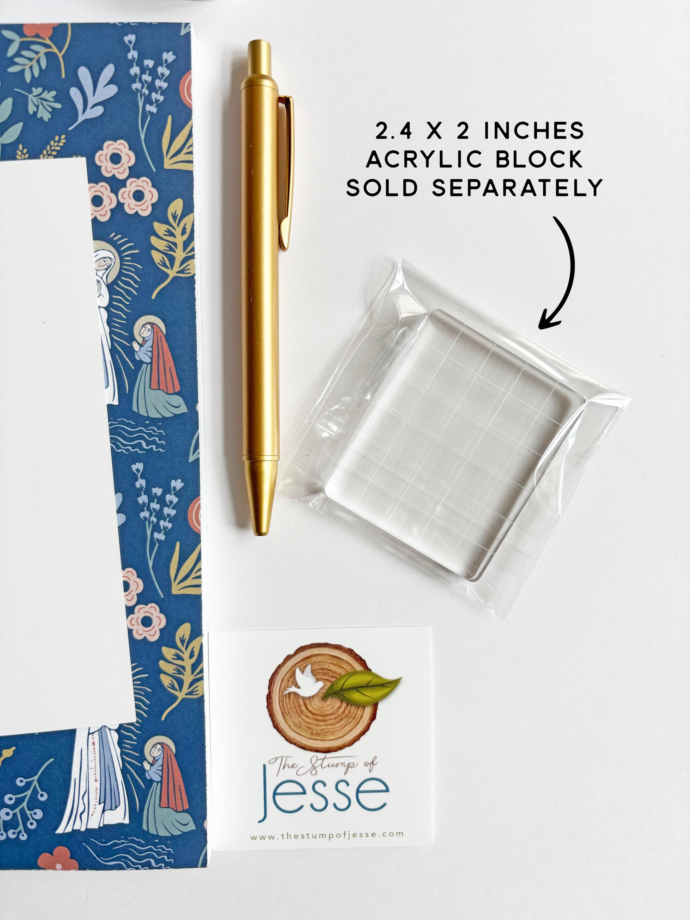 Catholic Symbols Clear Stamp Set | Catholic Stamps | St. Benedict ...