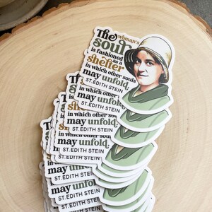 St. Edith Stein Waterproof Sticker | St. Benedicta of the Cross | Gift ...