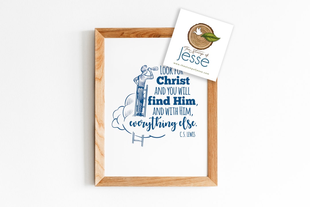 Look for Christ Digital Print - Etsy