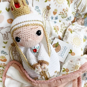 Our Lady of Fatima Luxury Double Sided Muslin 8 Layer Quilt | Catholic ...