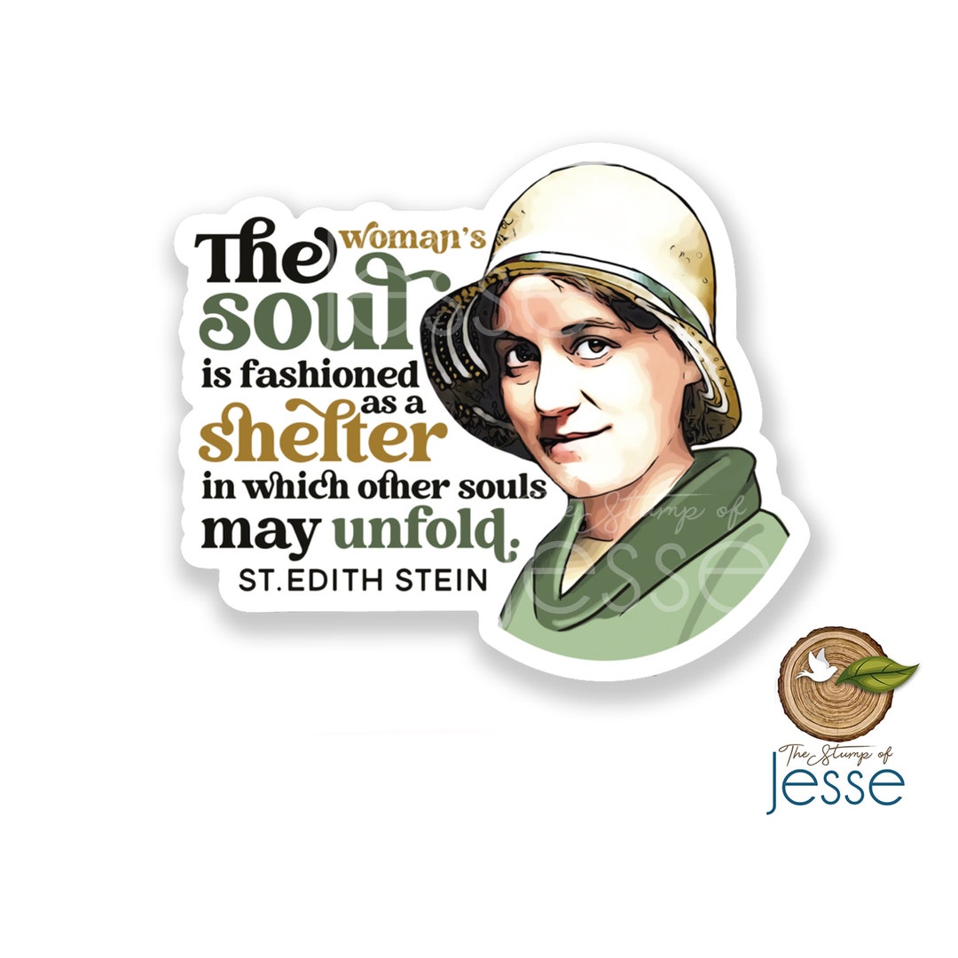 St. Edith Stein Waterproof Sticker | St. Benedicta of the Cross | Gift ...