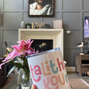 Talitha Koum Little Girl Arise! | Tumbler 10oz | Catholic Gift | Bible ...