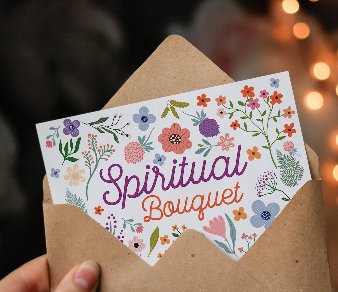 Spiritual Bouquet Digital Download | Printable Card | Catholic Gift ...