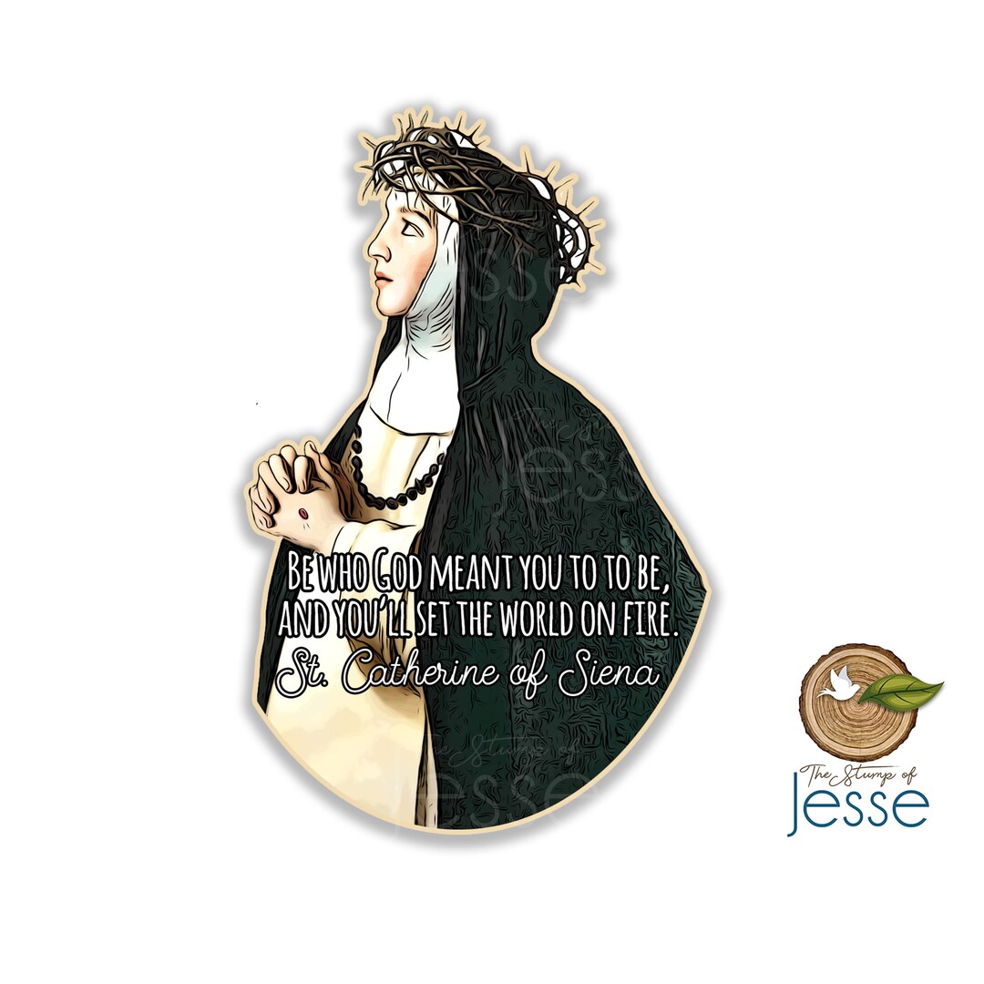 St. Catherine of Siena Sticker - Etsy