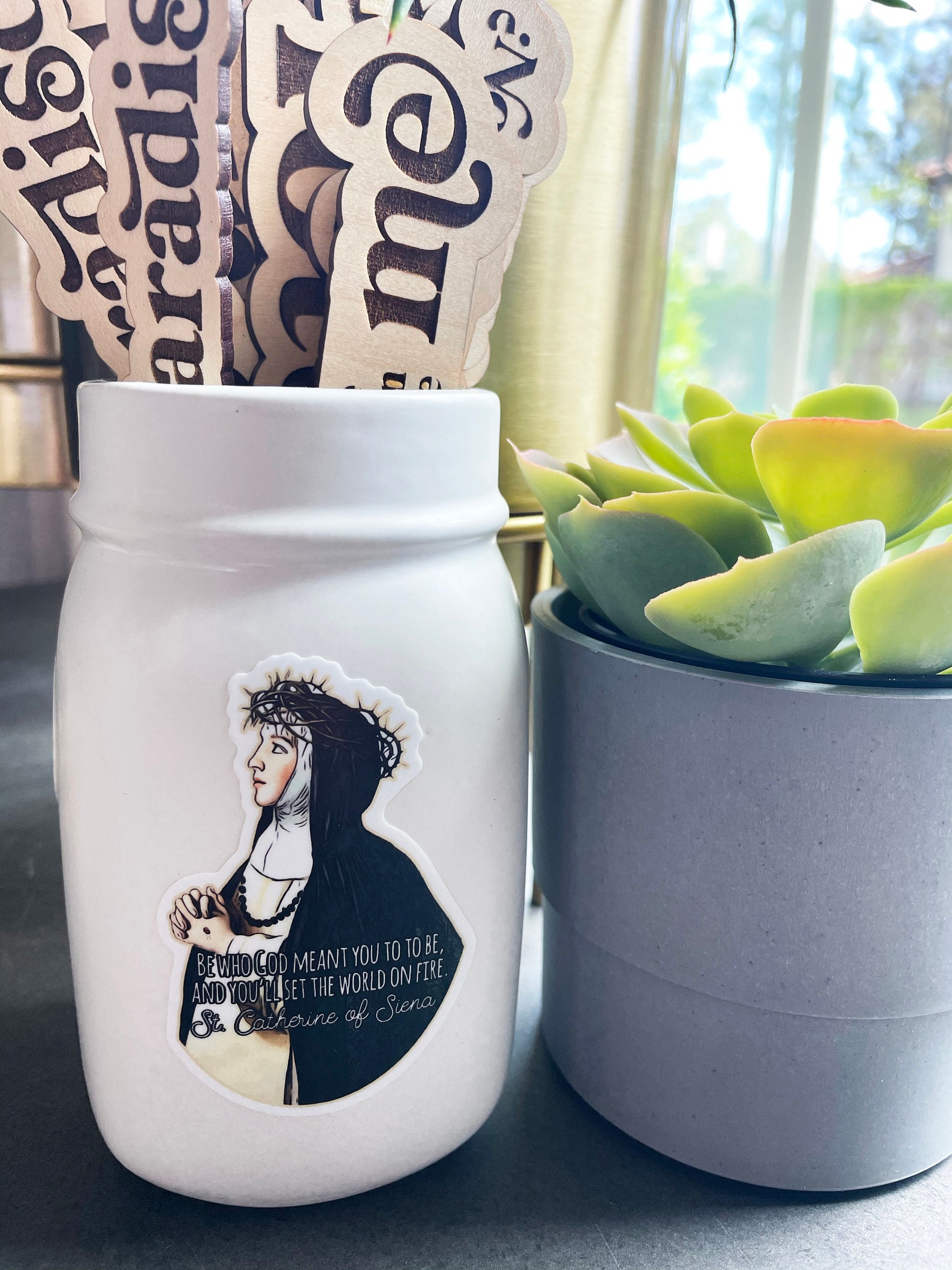 St. Catherine of Siena Sticker - Etsy