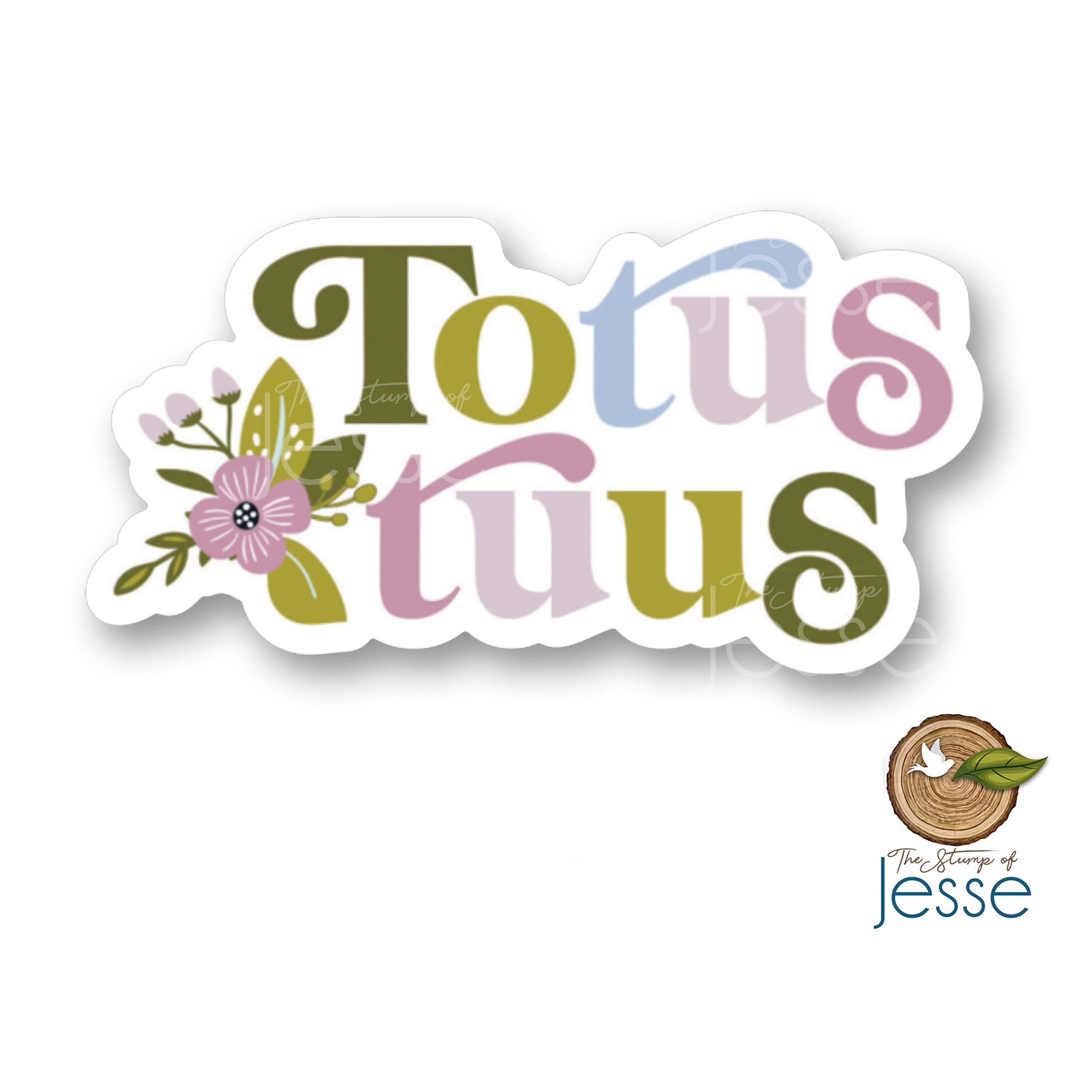 Totus Tuus Sticker Vinyl Sticker katholische Sticker | Etsy