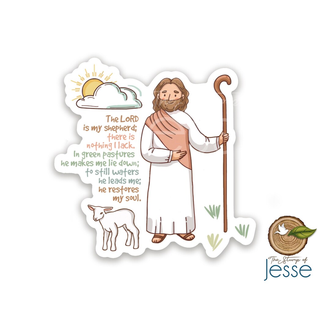 The Good Shepherd Waterproof Sticker | Catholic Sticker | Catholic Gift ...
