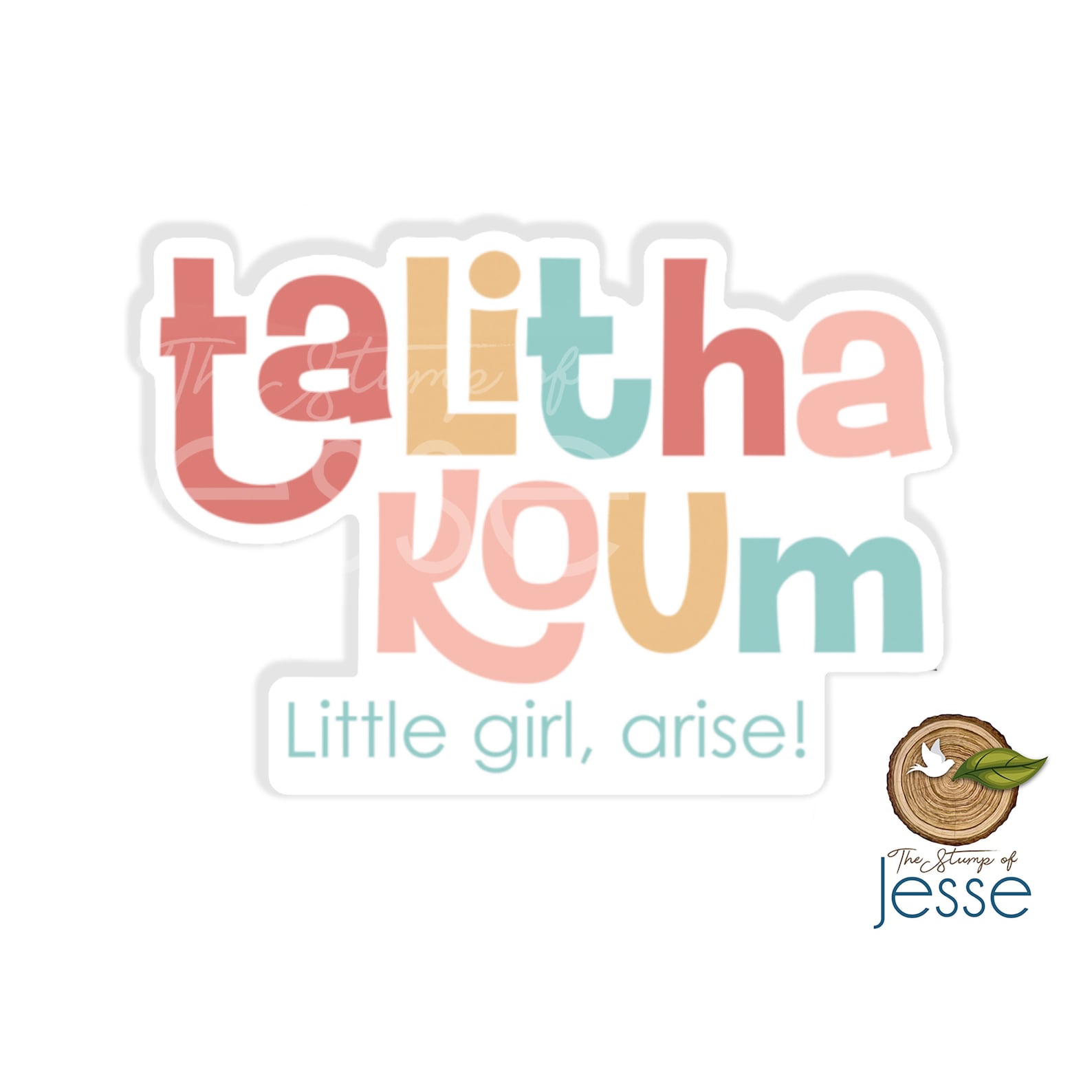 Talitha Koum Little Girl Arise Waterproof Sticker Vinyl - Etsy