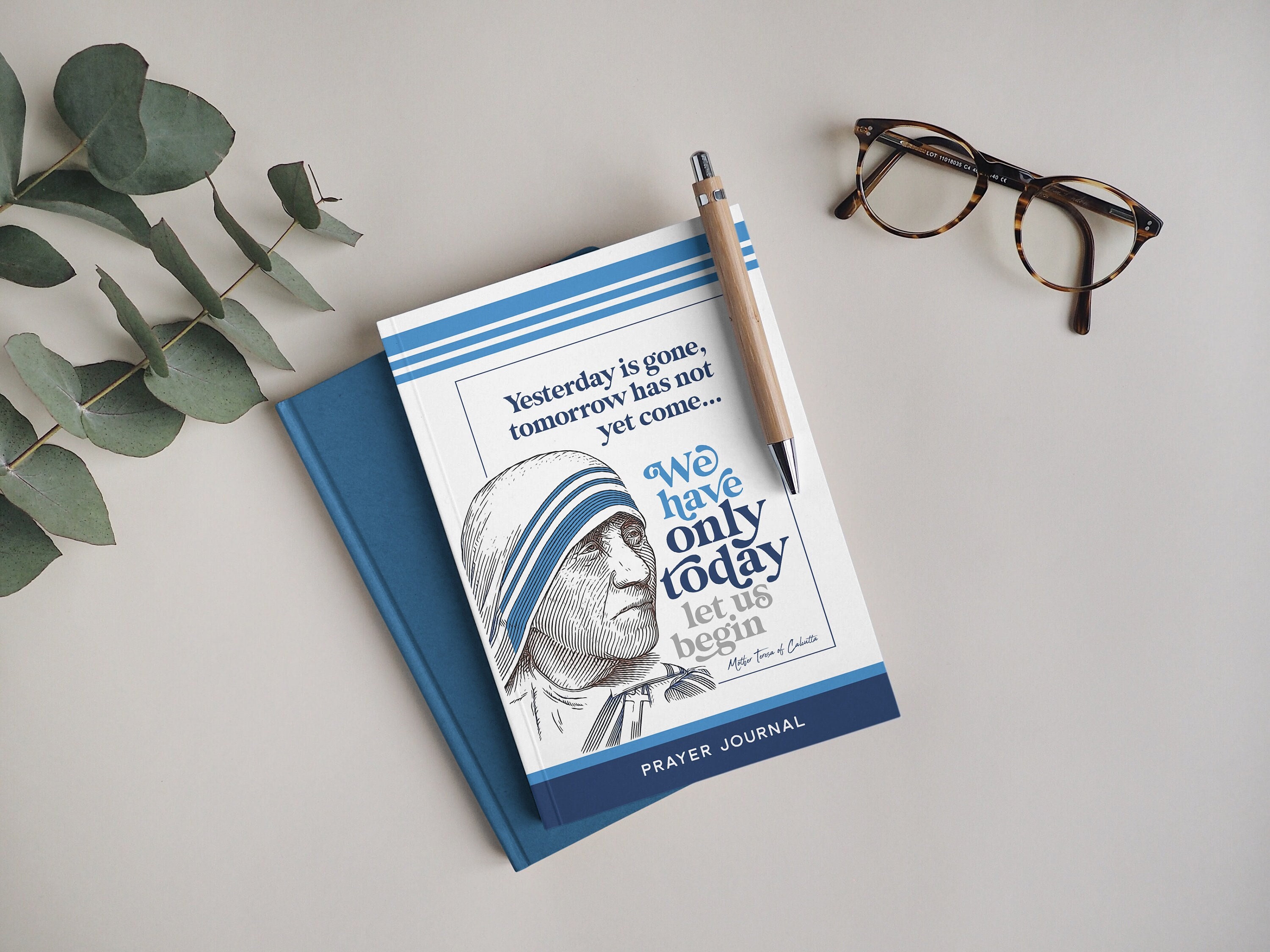 Mother Teresa Notebook prayer journal gift for catholics | Etsy