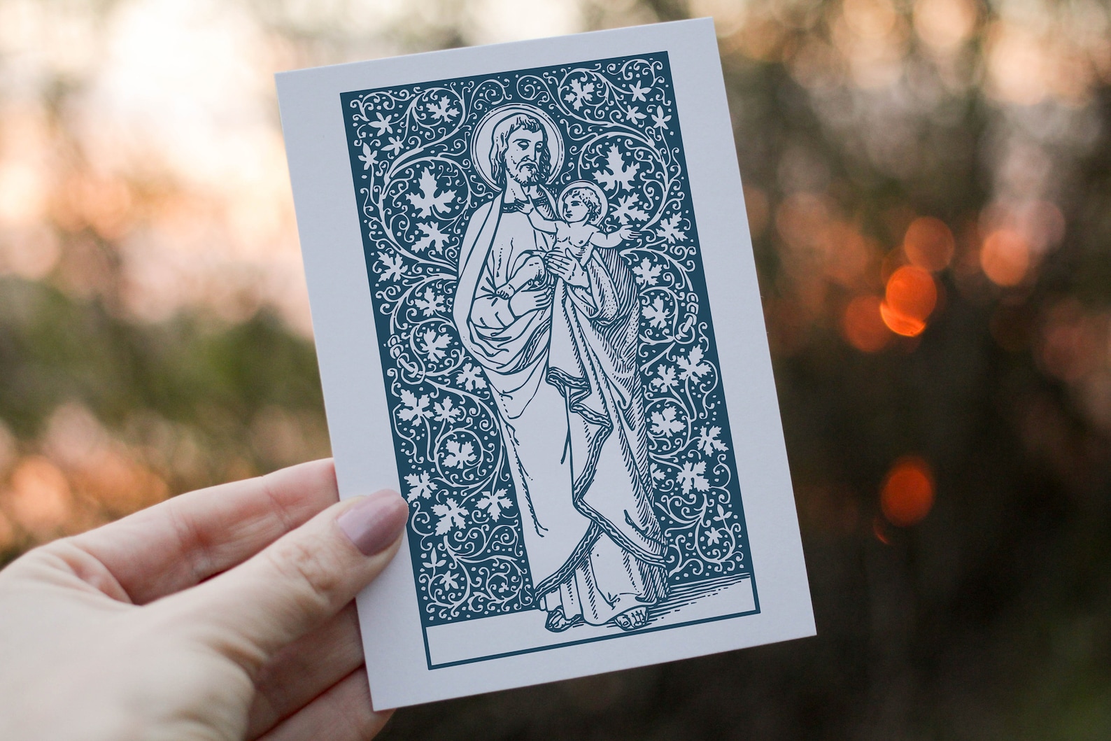 St. Joseph Digital Print Catholic Art Saint Joseph - Etsy UK