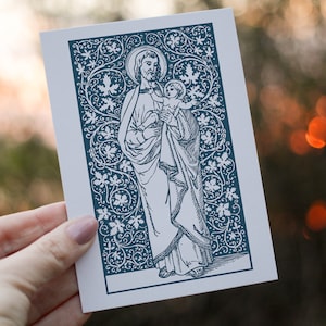 St. Joseph Digital Print | Catholic Art | Saint Joseph - Etsy