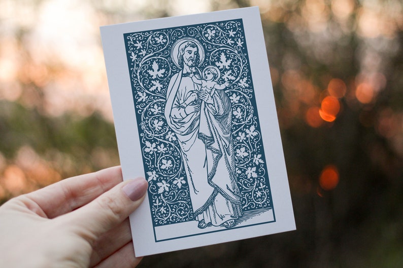 St. Joseph Digital Print | Catholic Art | Saint Joseph - Etsy