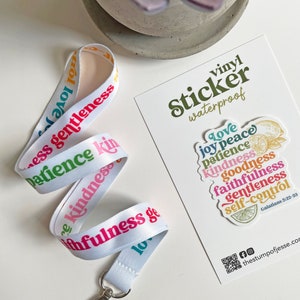 The Fruits of the Holy Spirit Lanyard | Catholic Gift for Teachers ...