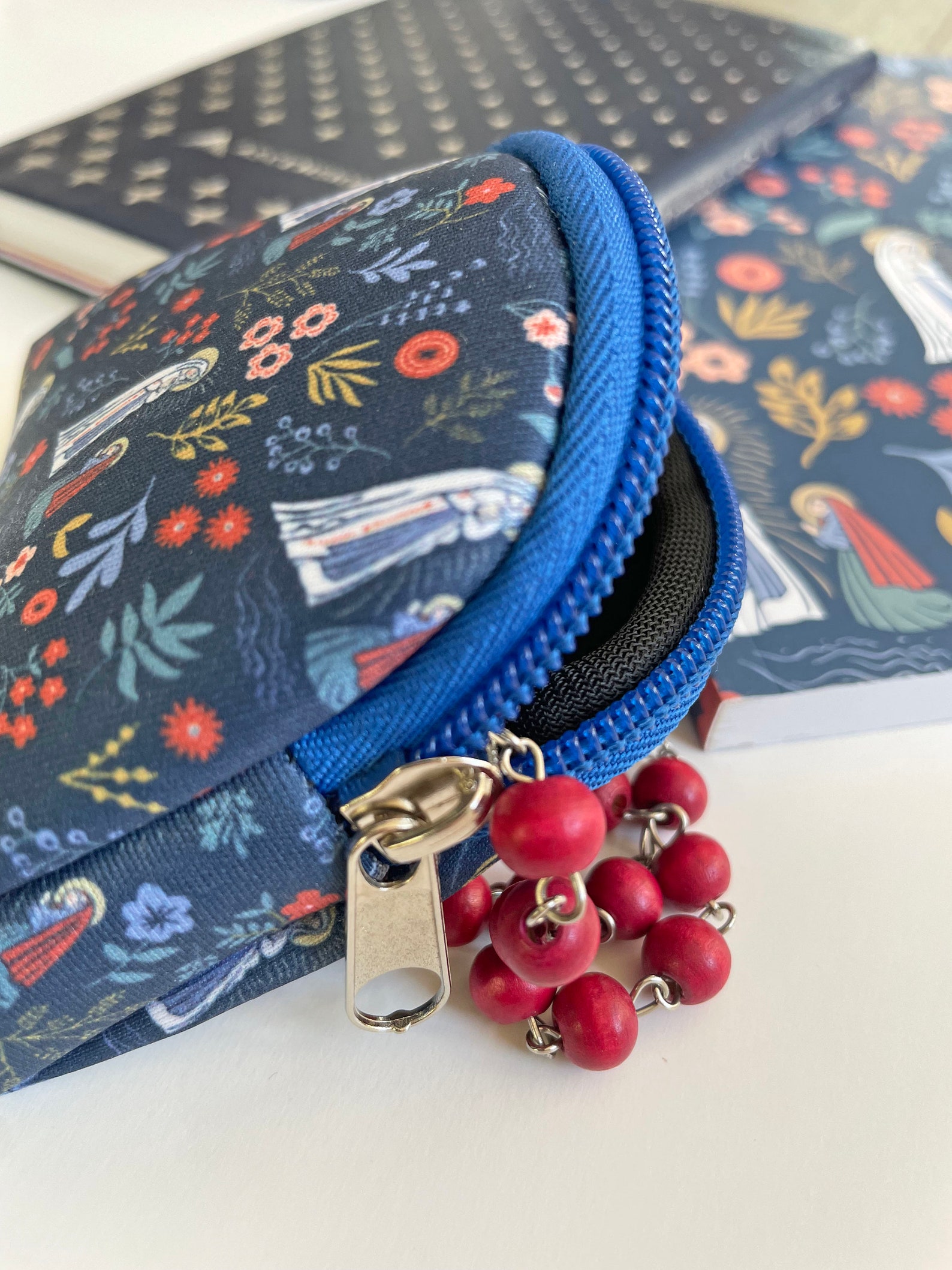 Rosary Pouch Our Lady of Lourdes Catholic Gift Confirmation Gift First ...