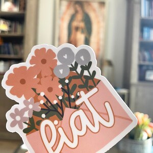 Fiat Sticker | Waterproof | Vinyl Sticker | Catholic Sticker | Catholic ...